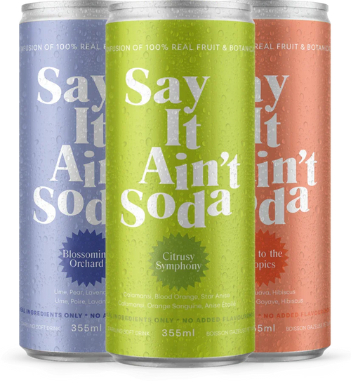 Say It Ain't Soda | 100% Real Fruit & Botanicals
